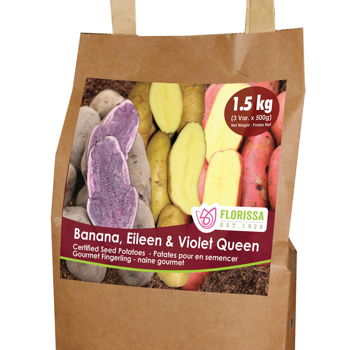 Potato - Combo Sack (C6) Fingerling Retail Pkg – Van Noort Bulb Co. Ltd.